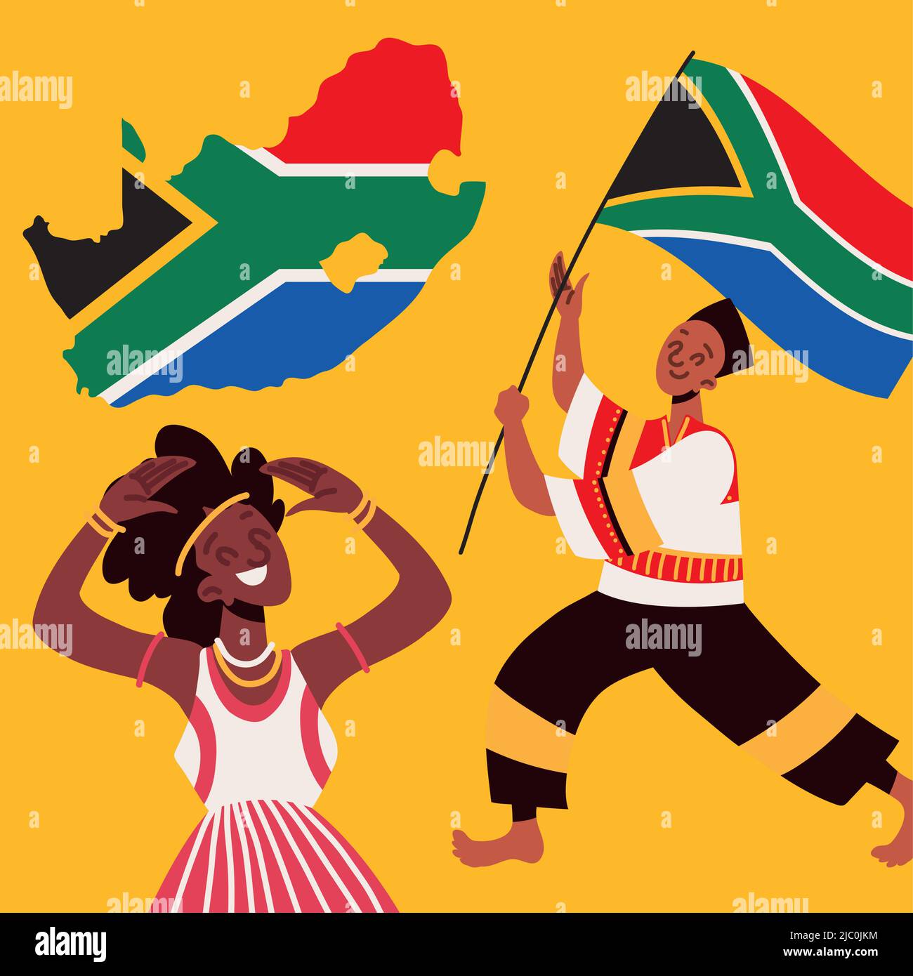 South african festival Stock Vector Images - Alamy