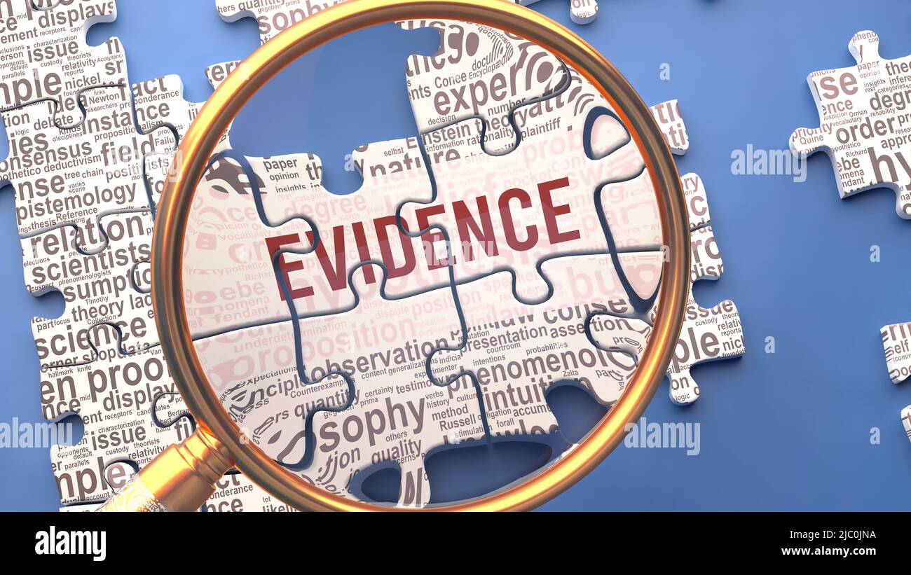 Evidence as a complex and multipart topic under close inspection ...