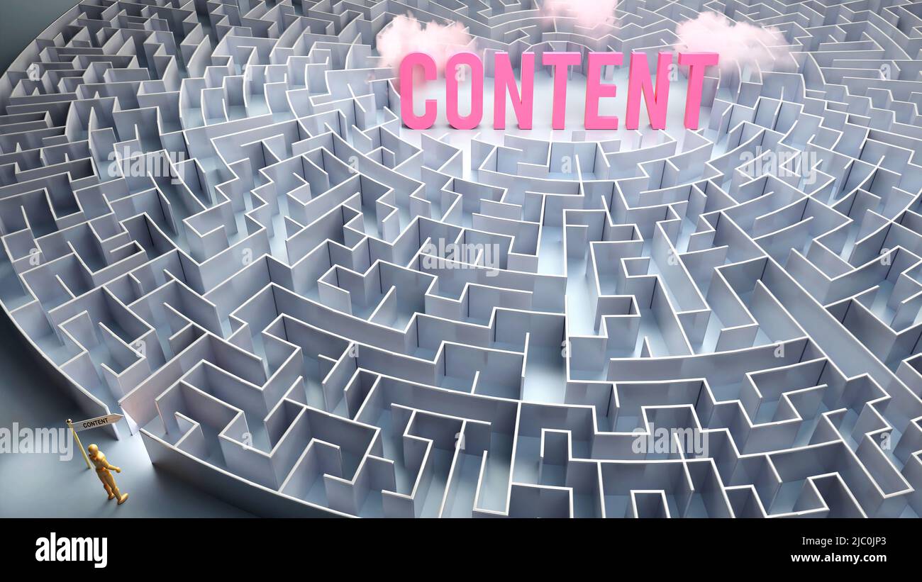 Complicated journey to content hi-res stock photography and images - Alamy