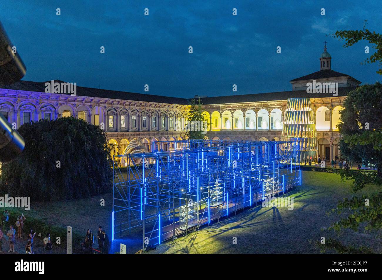 Milan, Italy - june 8 2022 -Fuorisalone design week at University ...