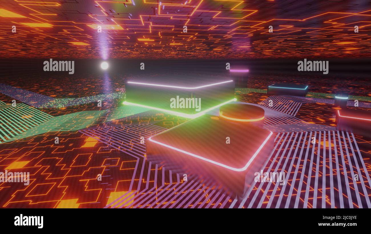 motherboard supertechnology supercomputer high-speed. 3d render, 3d ...