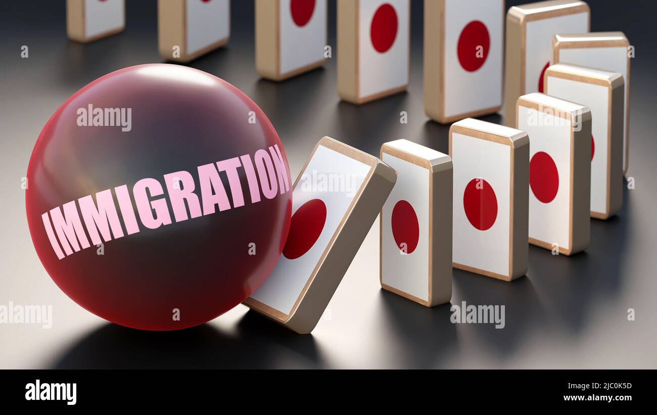 Japan and immigration, causing a national problem and a falling economy ...