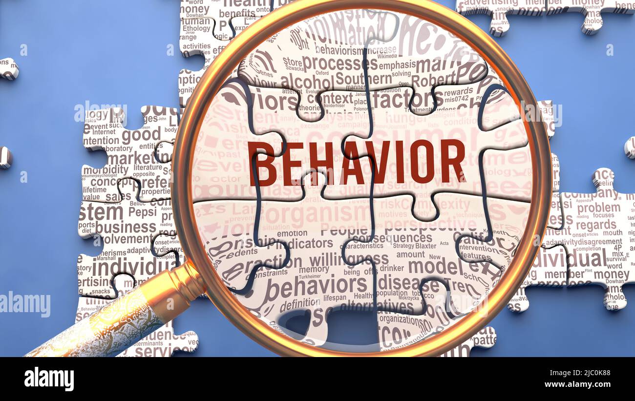 Behavior as a complex and multipart topic under close inspection ...