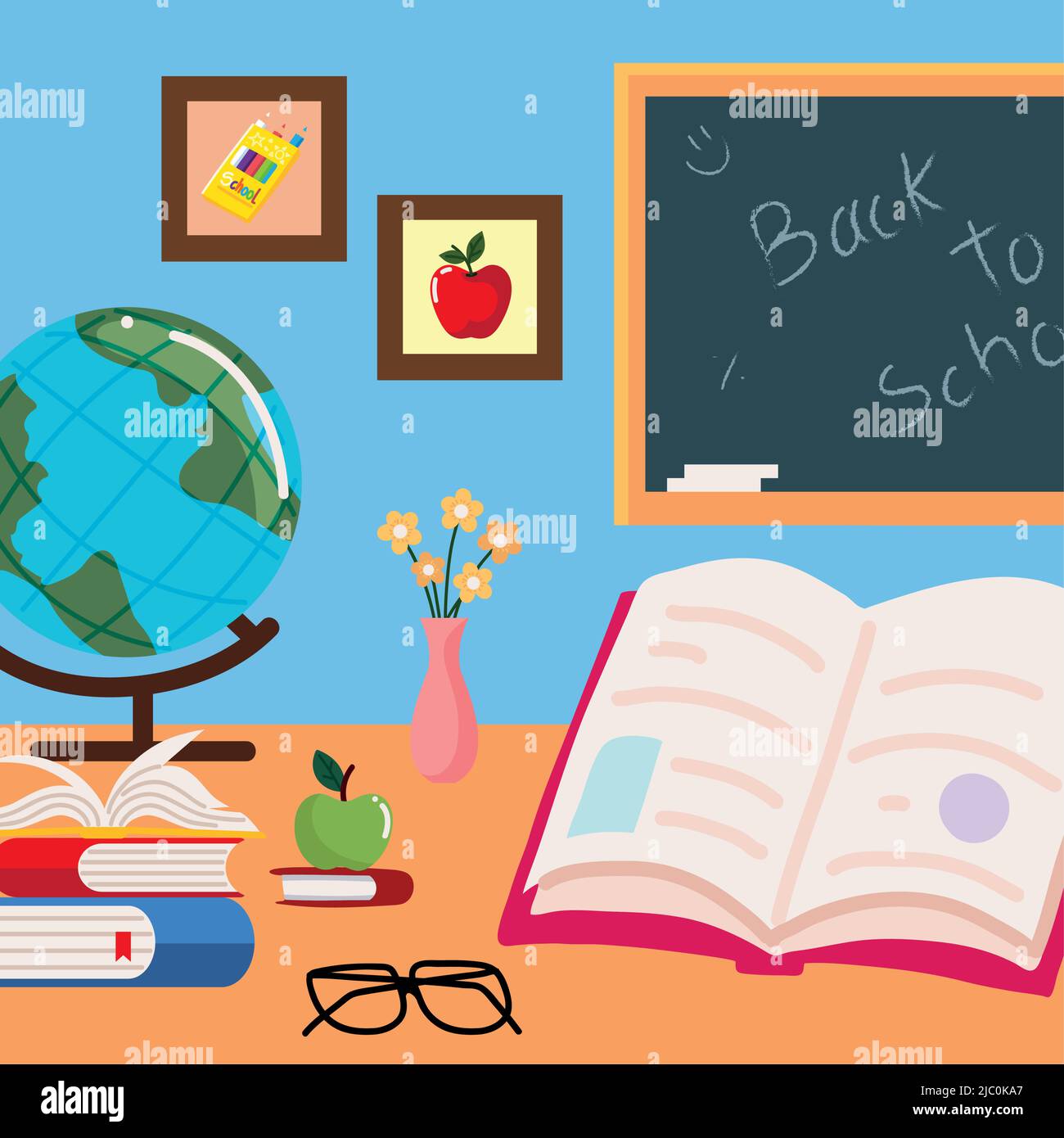 back to school Stock Vector Image & Art - Alamy