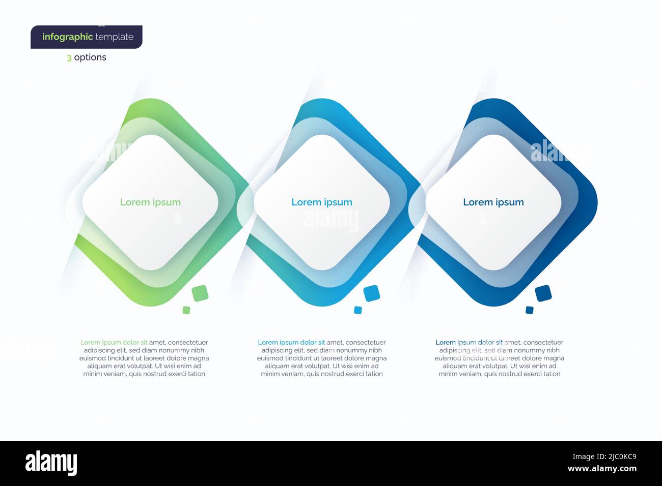 Abstract vector gradient minimalistic infographic template composed of ...