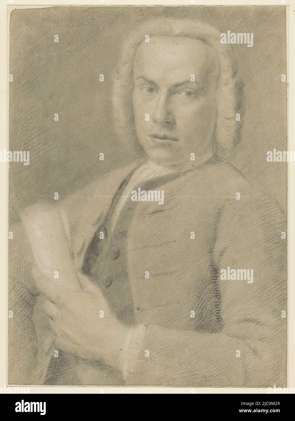 Self-portrait of the painter, draughtsman and engraver Cornelis van ...