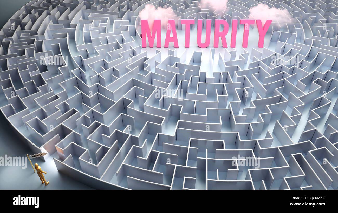 Hard journey that leads to maturity hi-res stock photography and images ...