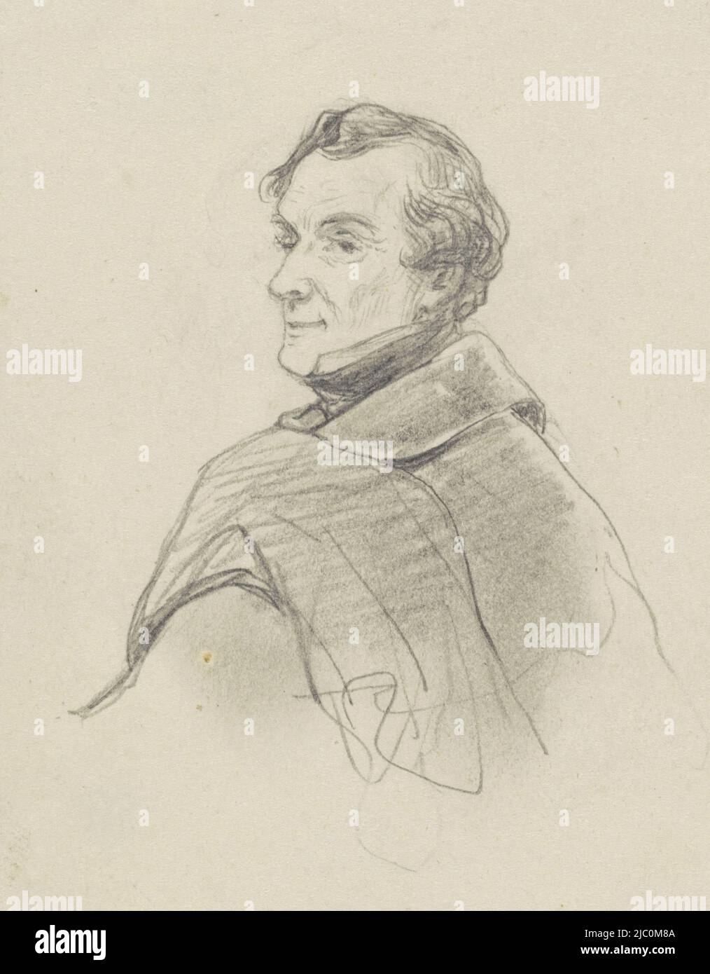 Self-portrait of Peter Paul Joseph Noël, draughtsman: Peter Paul Joseph ...