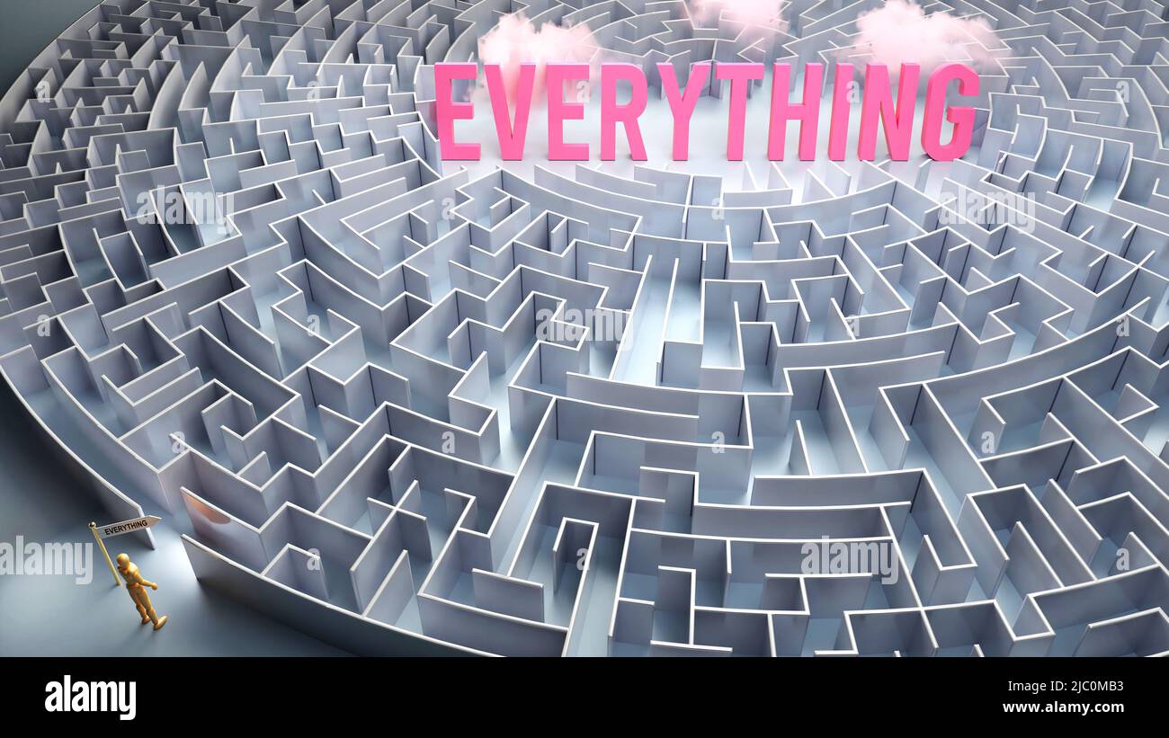 Everything and a difficult path hi-res stock photography and images - Alamy