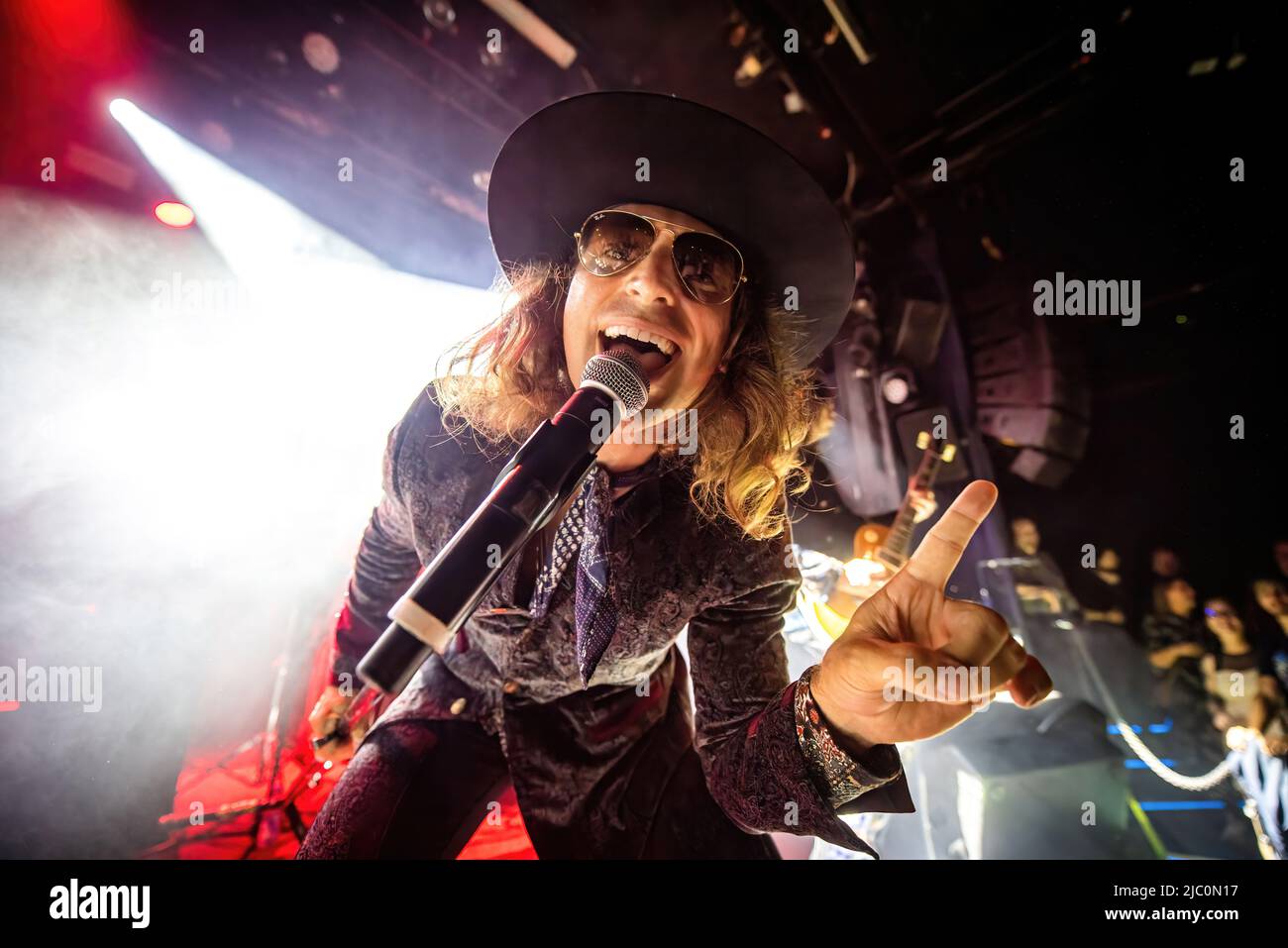 Aarhus, Denmark. 08th June, 2022. The American rock band Dirty Honey ...