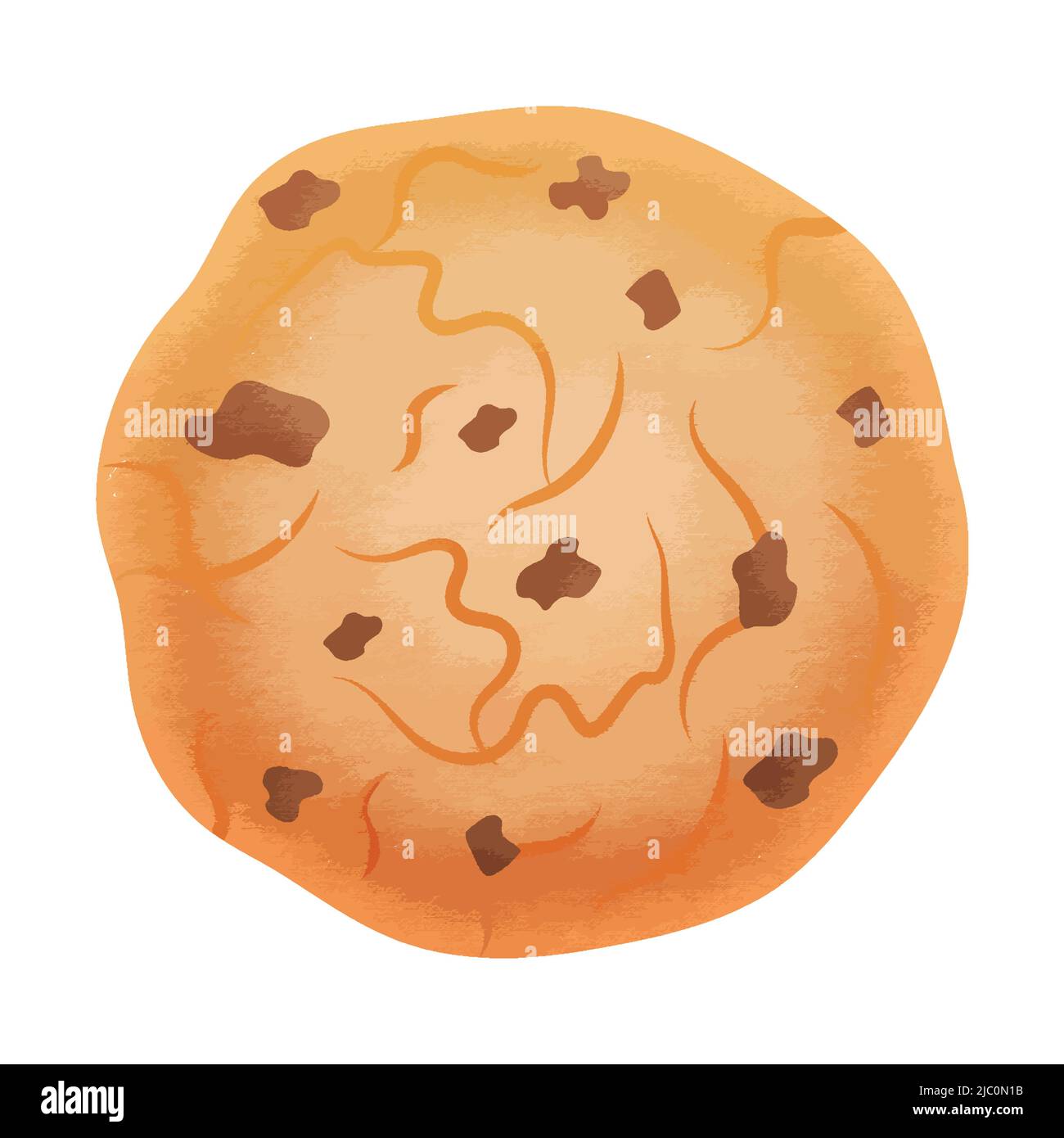 Flat sugar cookies Stock Vector Images - Alamy