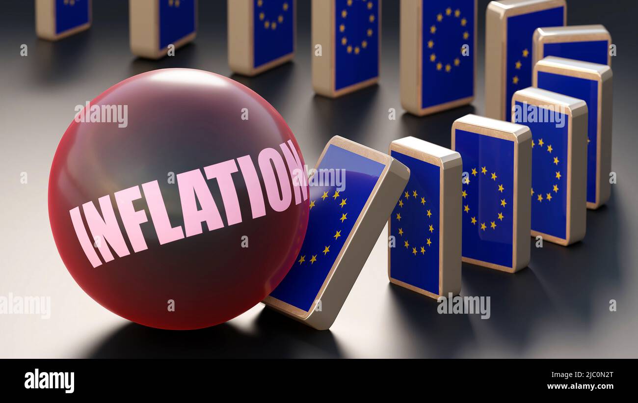 EU Europe and inflation, causing a national problem and a falling ...