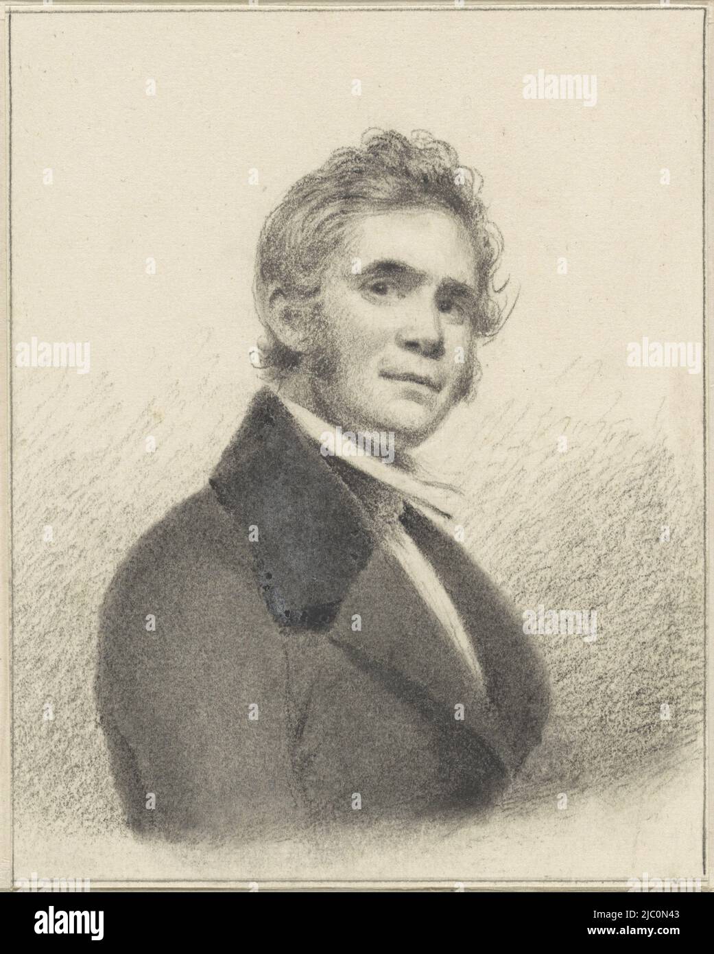 Self-portrait of Jacobus Schoemaker Doyer, draughtsman: Jacobus ...