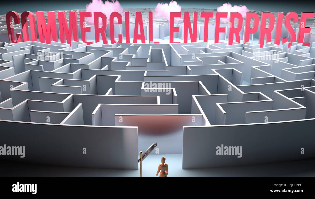 Complicated journey to commercial enterprise hi-res stock photography ...