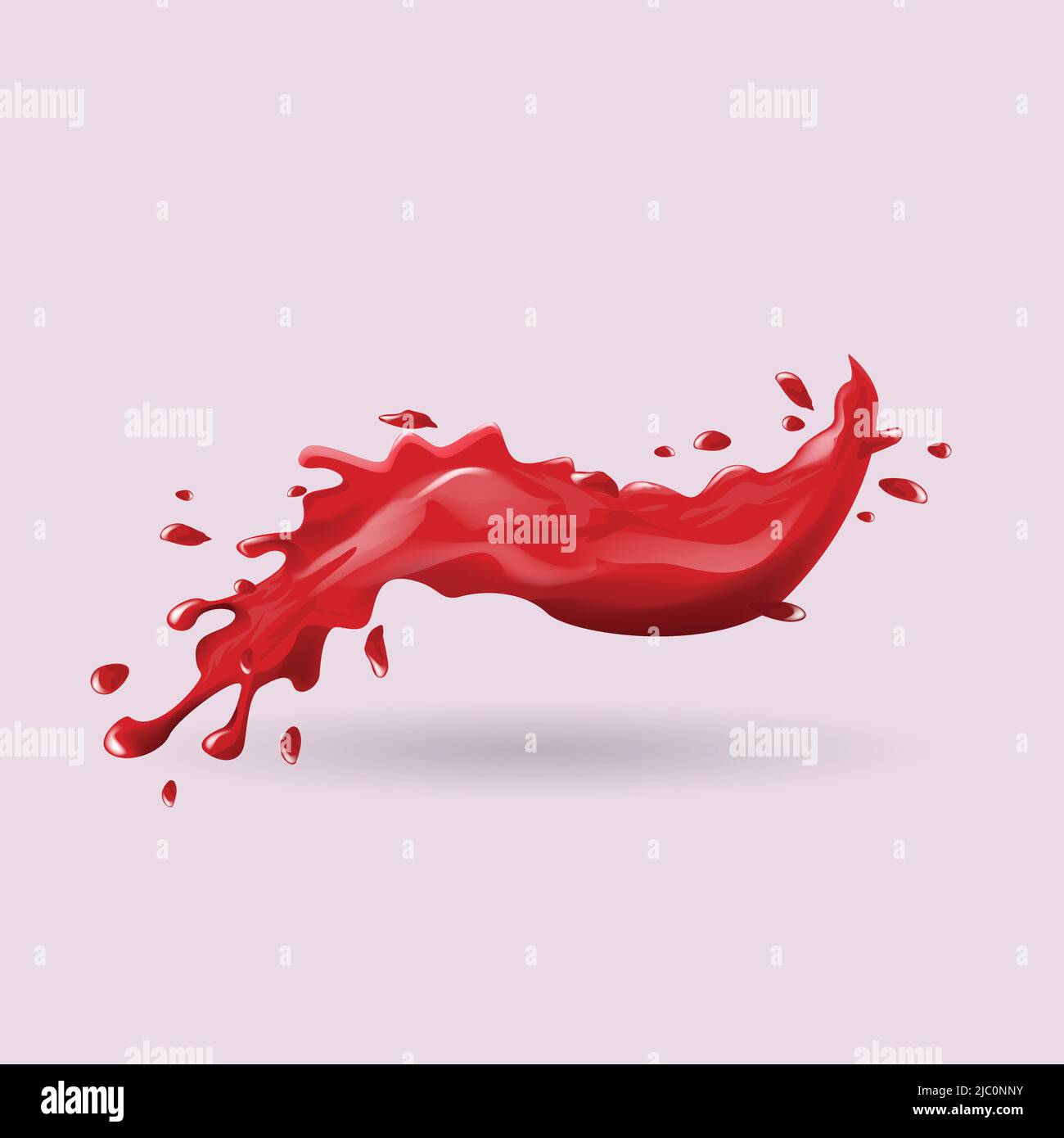 Red strawberry pomegranate or cherry splash Stock Vector Image & Art ...
