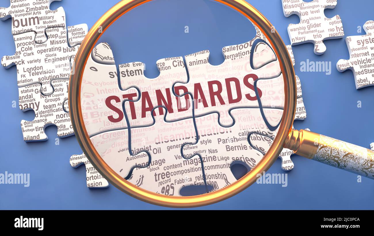 Standards as a complex and multipart topic under close inspection ...