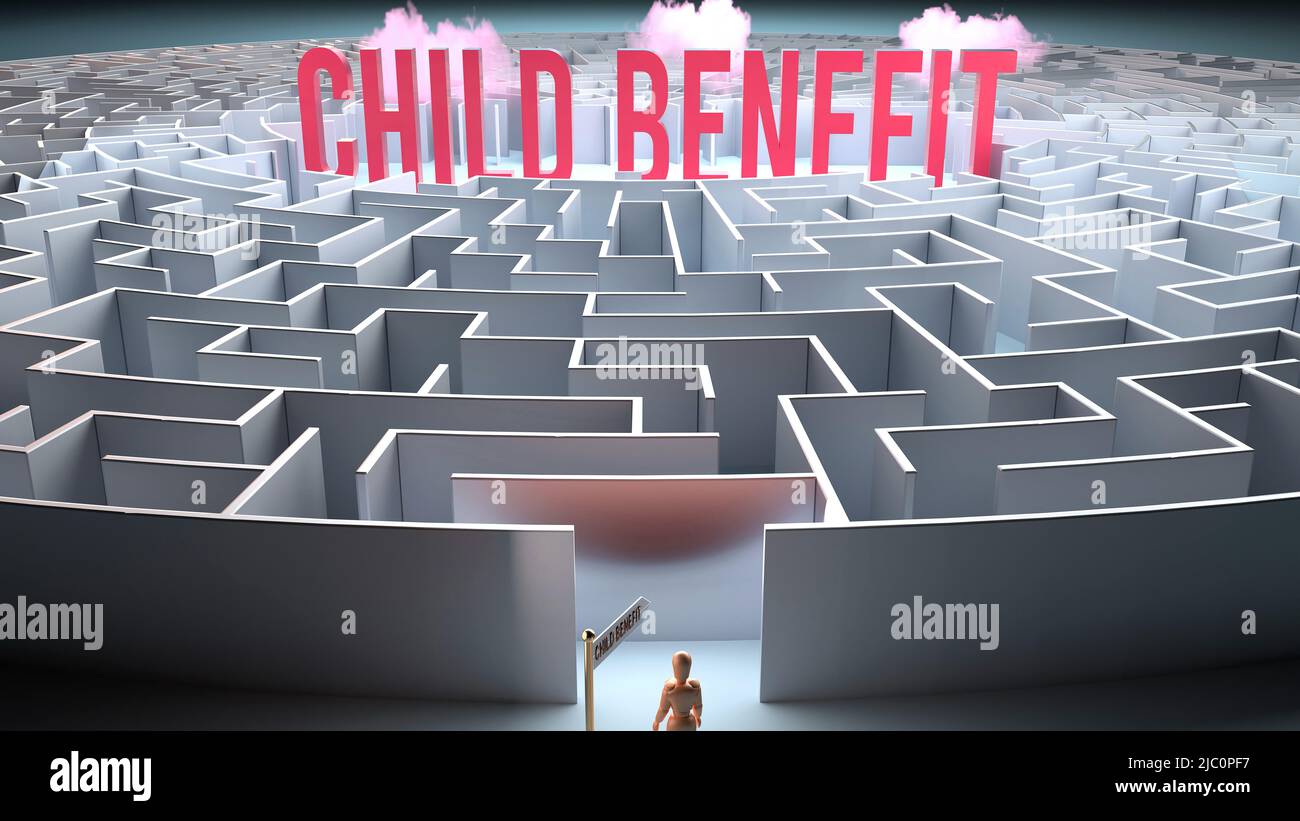 Complicated journey to child benefit hi-res stock photography and ...