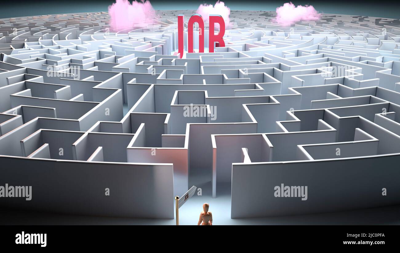 Complicated journey to job hi-res stock photography and images - Alamy