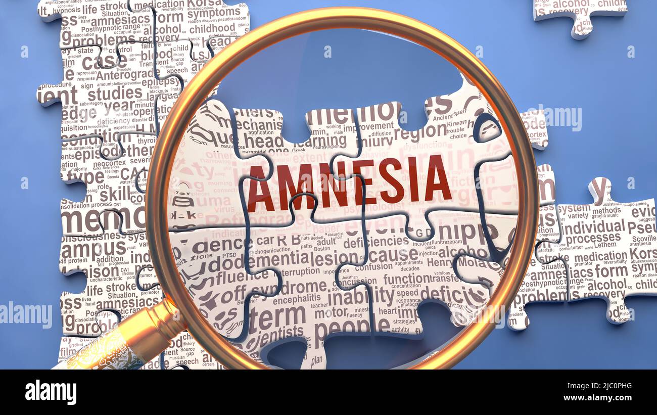 Amnesia as a complex and multipart topic under close inspection ...
