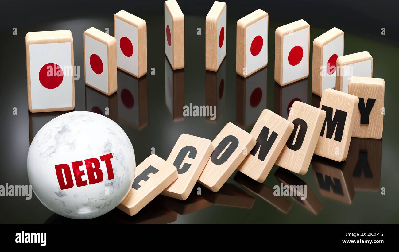 Japan and debt, economy and domino effect - chain reaction in Japan ...