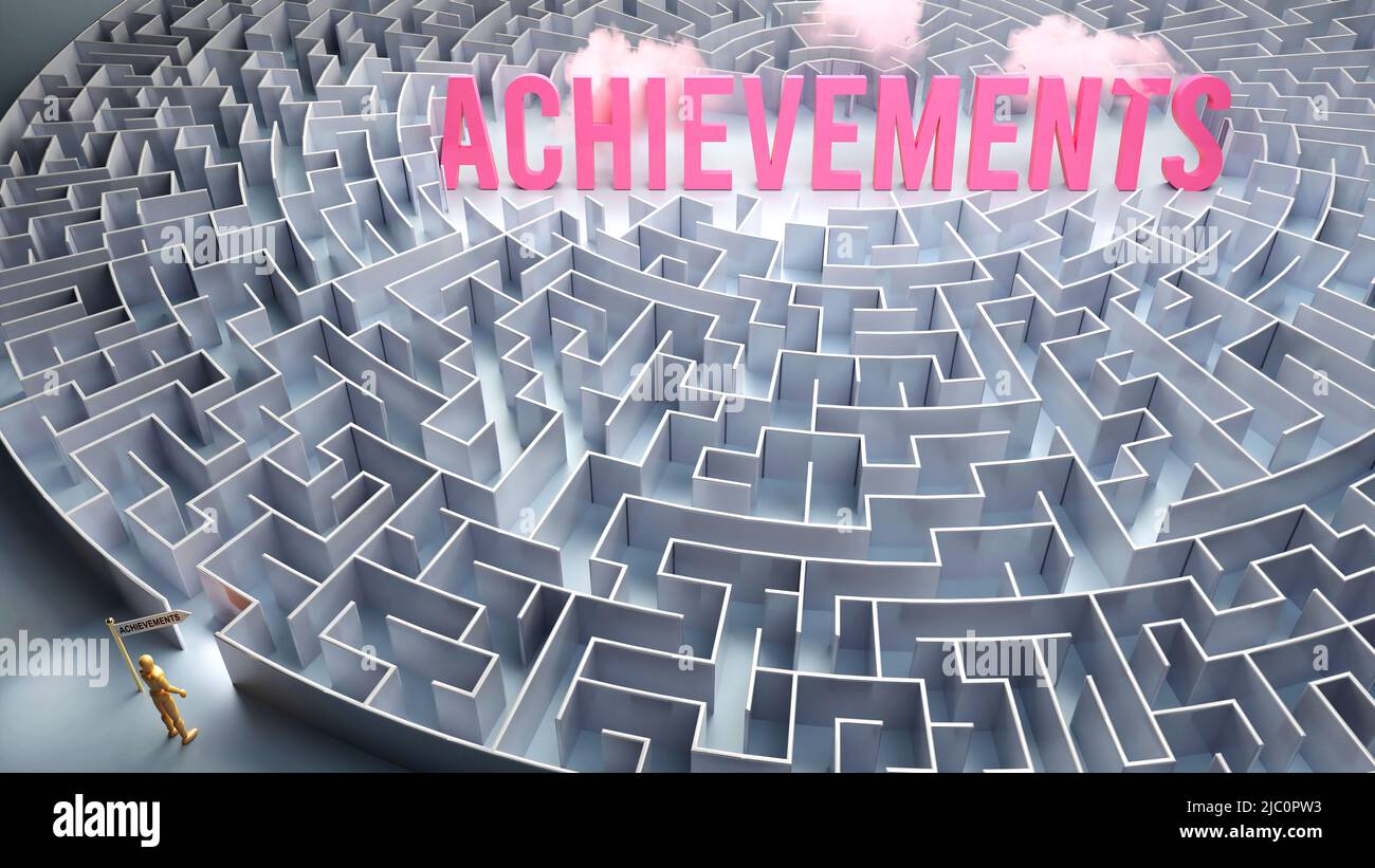Hard journey that leads to achievements hi-res stock photography and ...