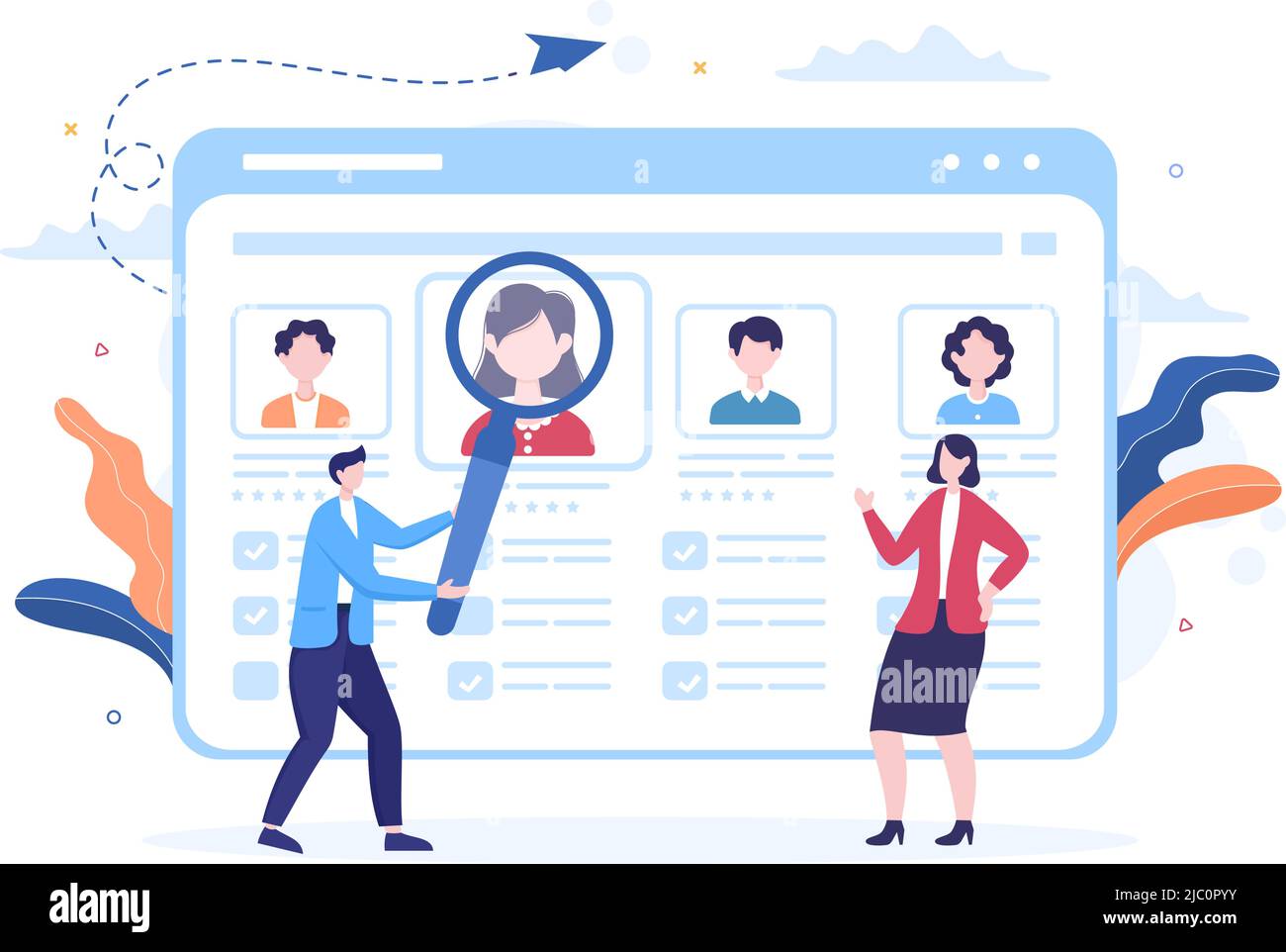 Employment Agency for Recruitment or Placement Job Service with Skilled ...