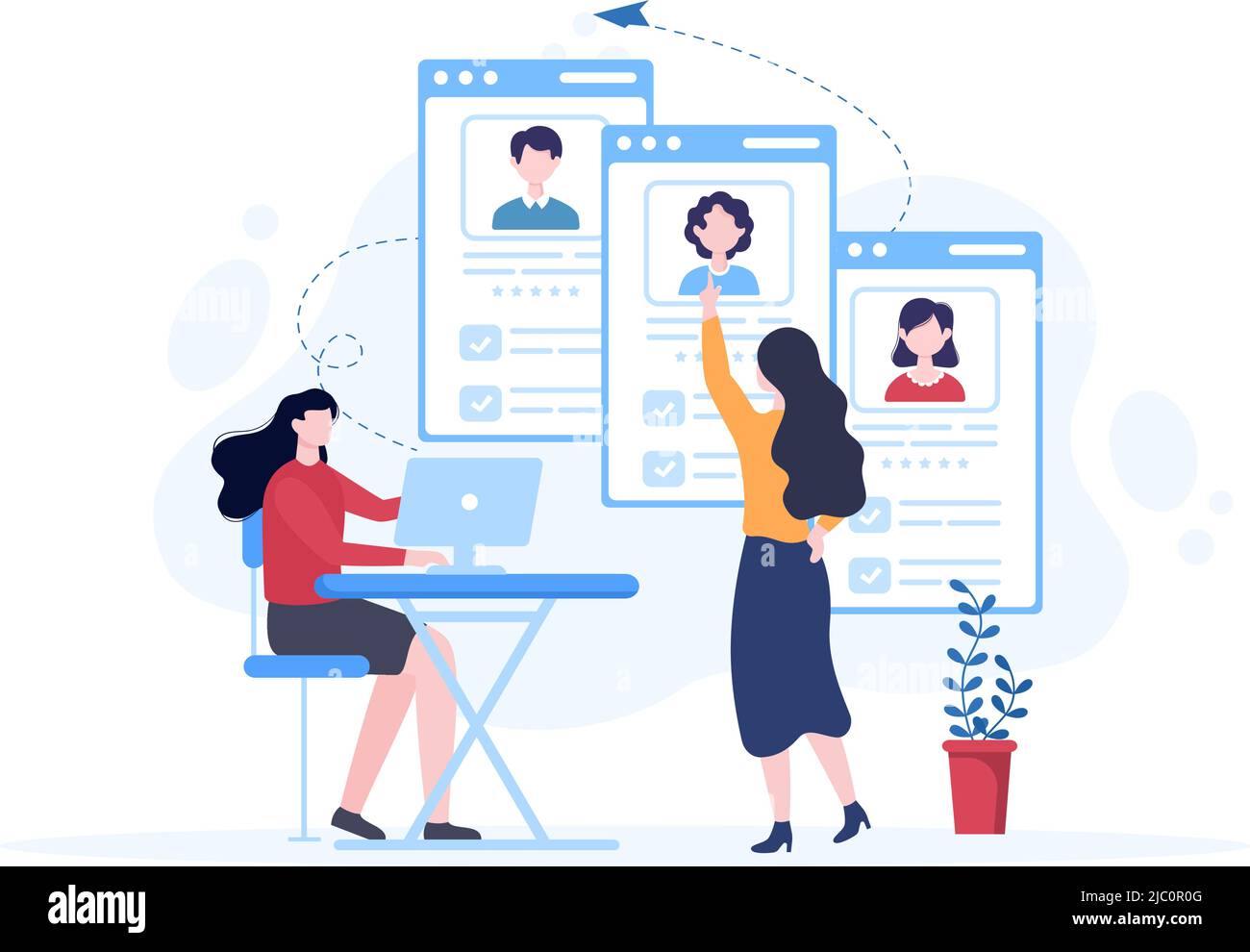 Talent agent Stock Vector Images - Alamy