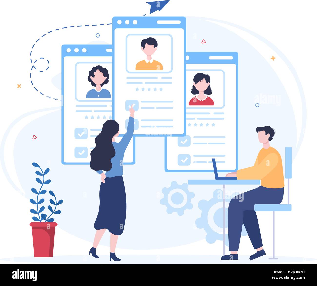 Skilled work Stock Vector Images - Alamy