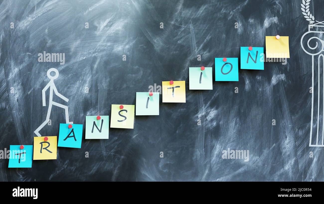 Transition make steps to success, wealth and prosperity in personal and ...