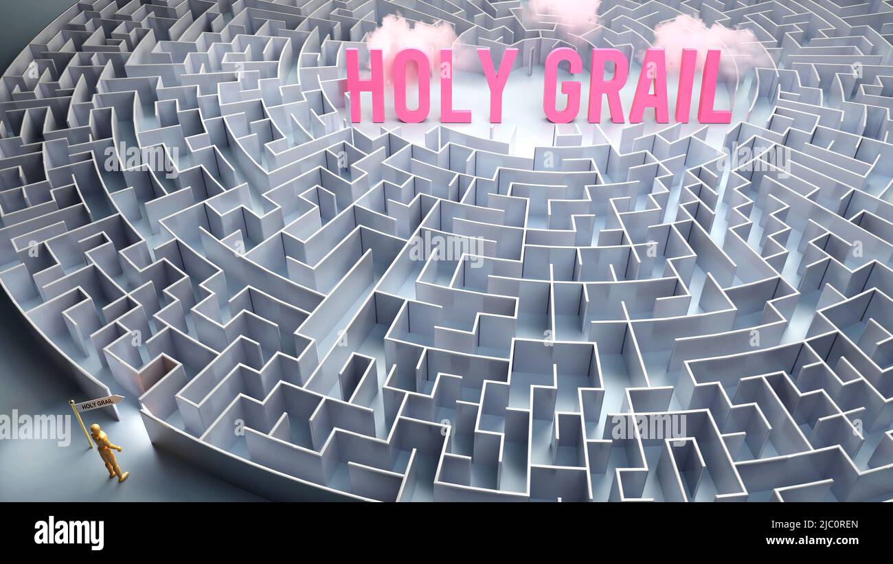 Holy grail and a difficult path hi-res stock photography and images - Alamy