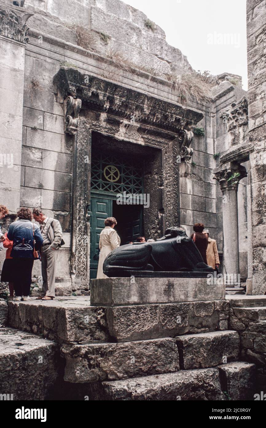 Split in former Yugoslavia (now Croatia) September 1982. Headless ...