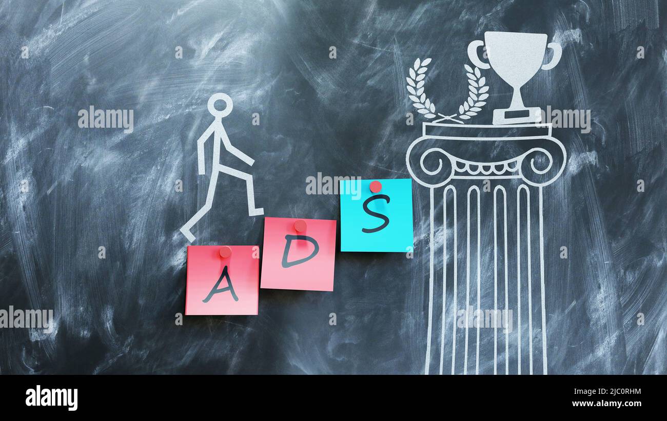 Ads make steps to success, wealth and prosperity in personal and ...