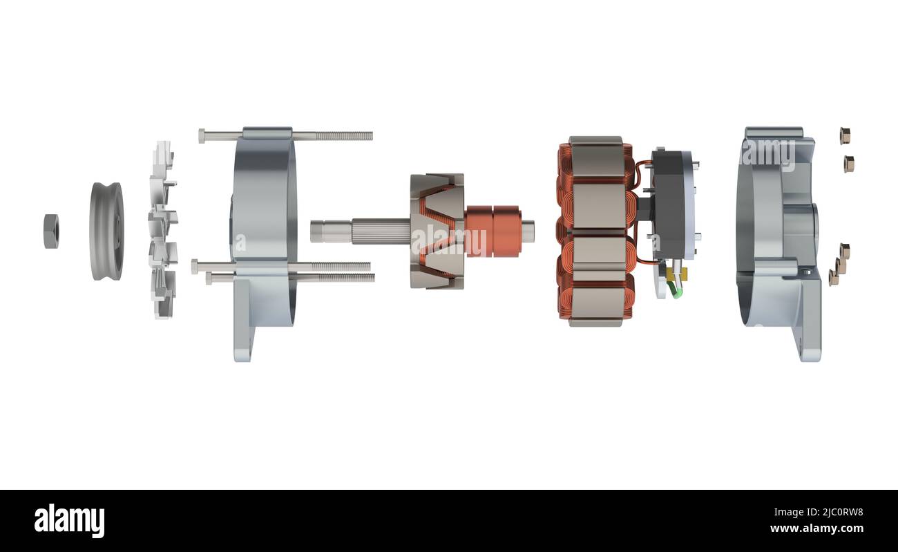 Alternator Exploded View
