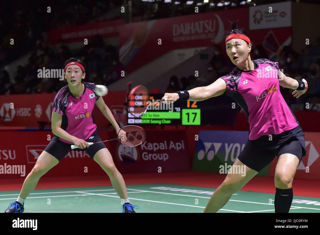 Jakarta, Indonesia. 9th June, 2022. Lee So Hee/Shin Seung Chan(R) of ...