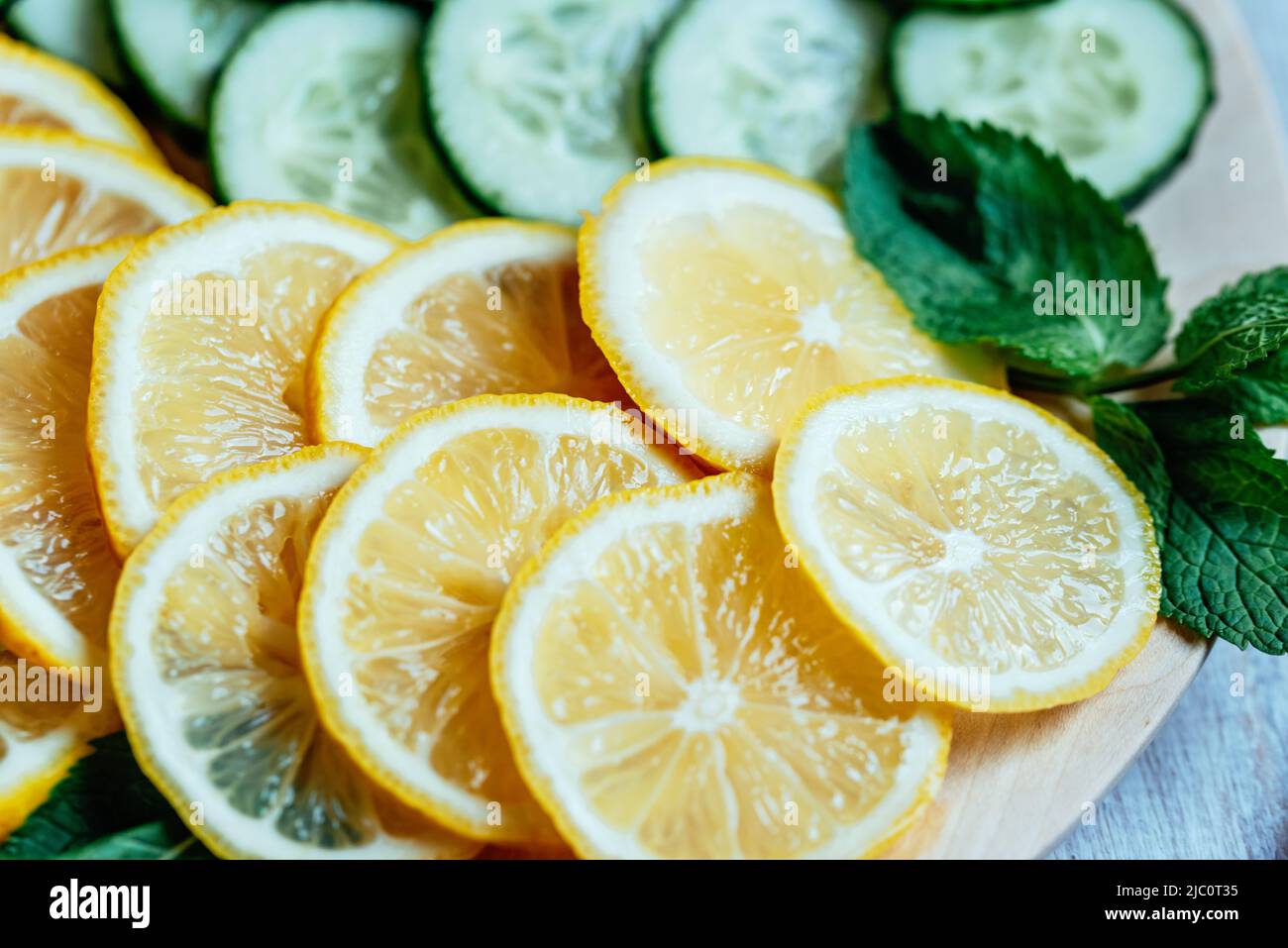 Sassi water, cooking ingredients for making sassi drink: lemon ...