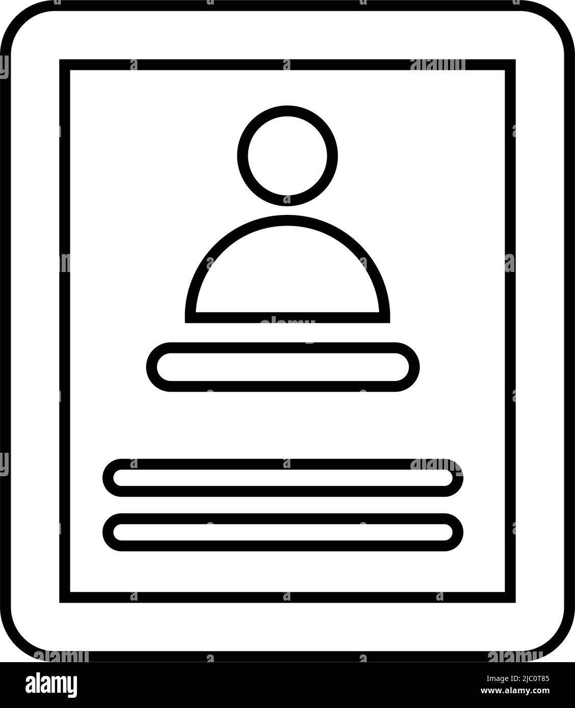 Account, document, profile icon - Use for commercial purposes, print ...