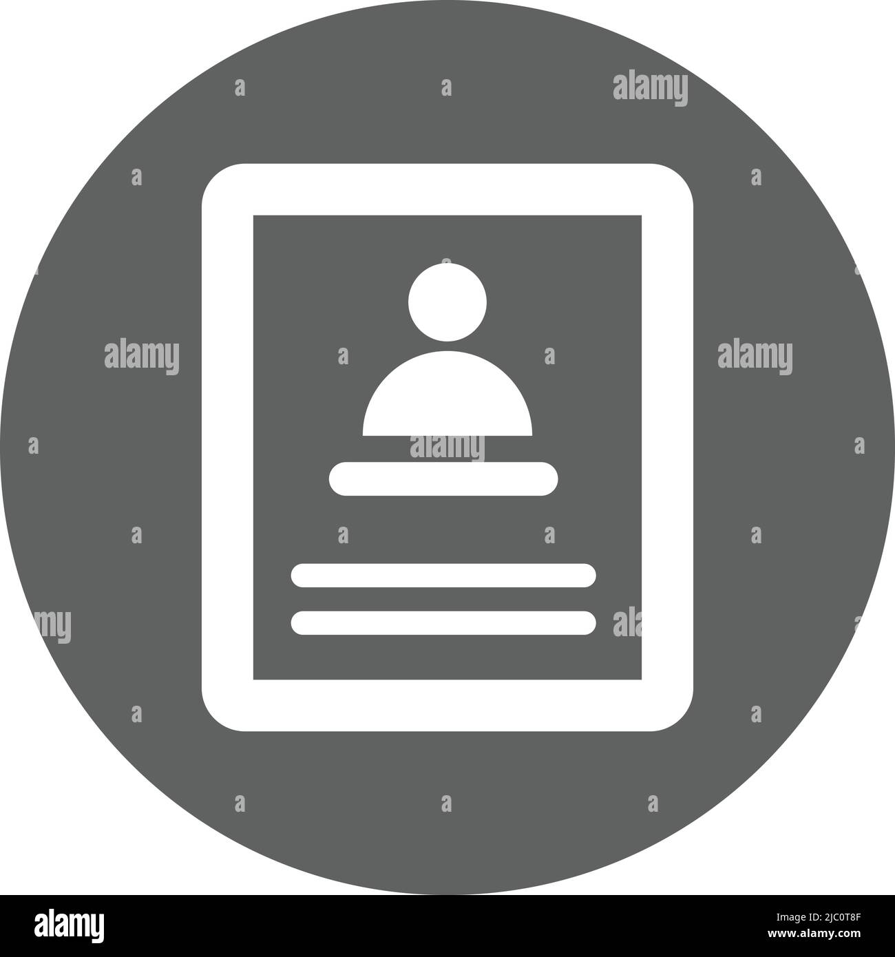 Account, document, profile icon - Use for commercial purposes, print ...