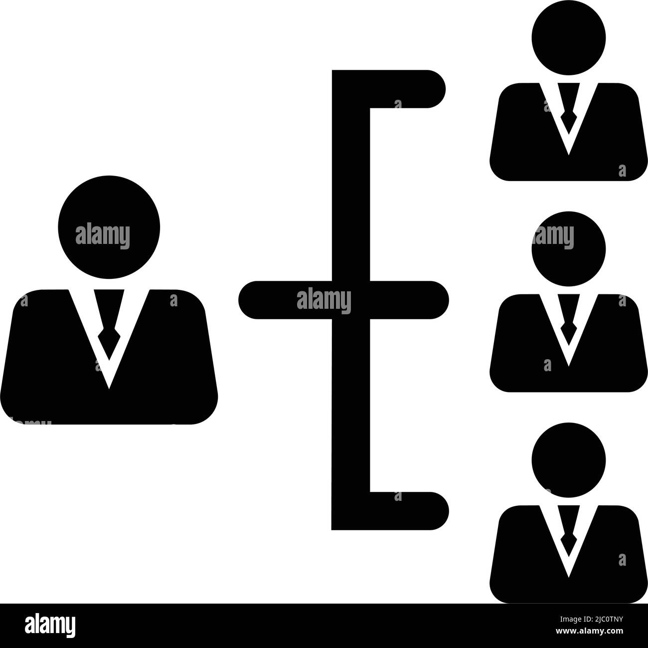 Business, hierarchy, leader icon - Use for commercial purposes, print ...