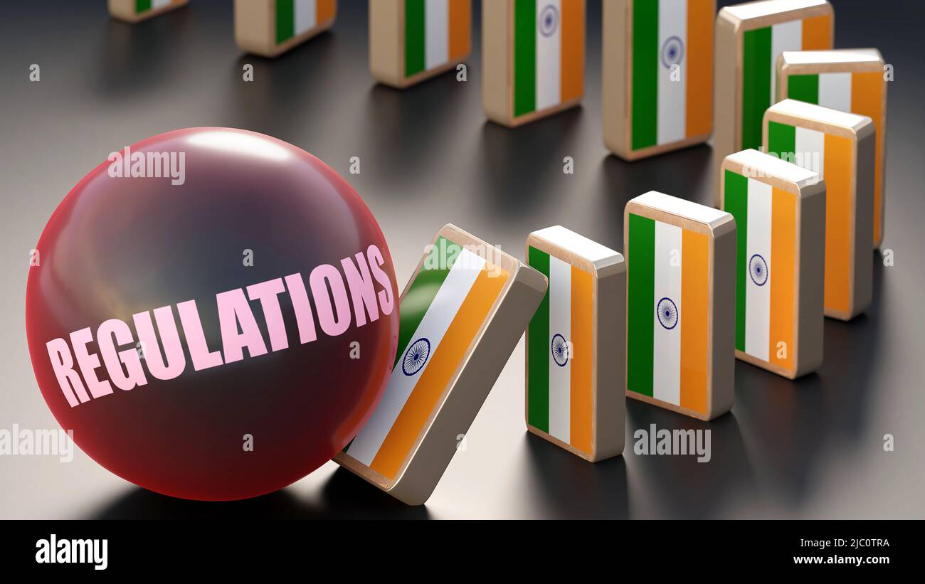 India and regulations, causing a national problem and a falling economy ...