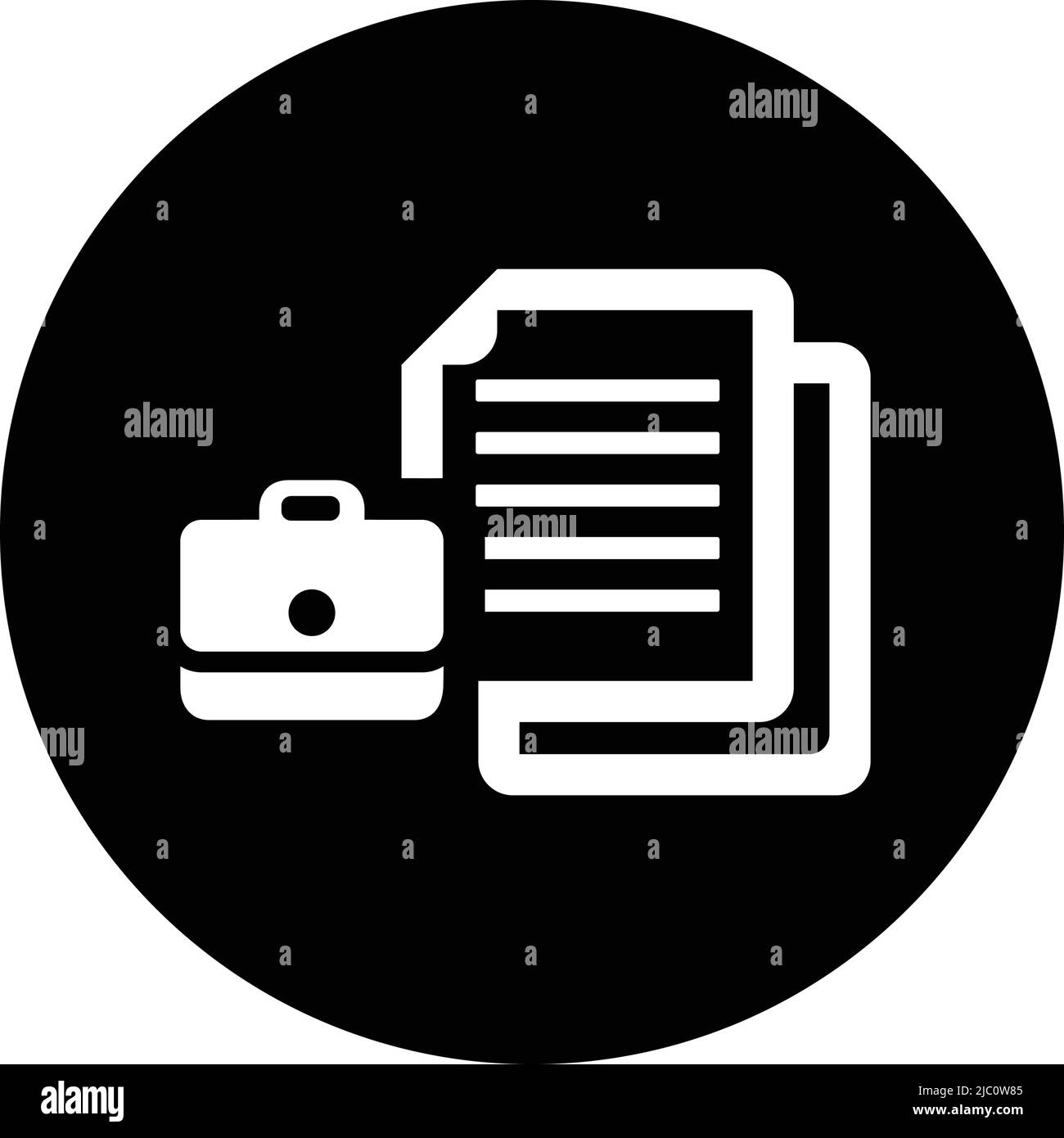 Case, document, office icon is isolated on white background. Use for ...