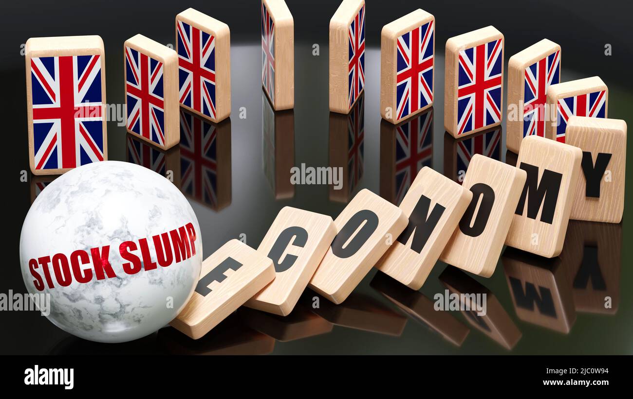 Uk england and stock slump hi-res stock photography and images - Alamy