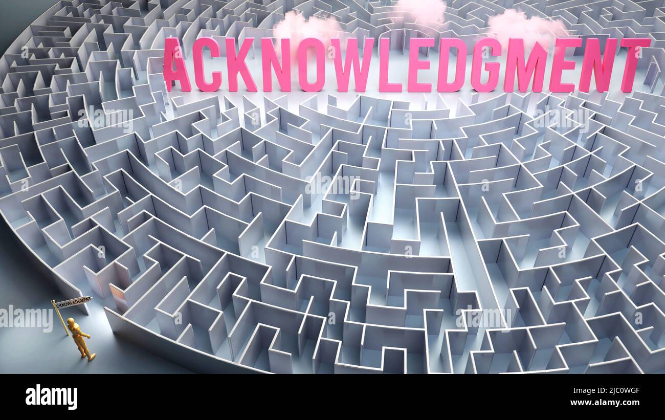 Acknowledgment and a difficult path, confusion and frustration in ...