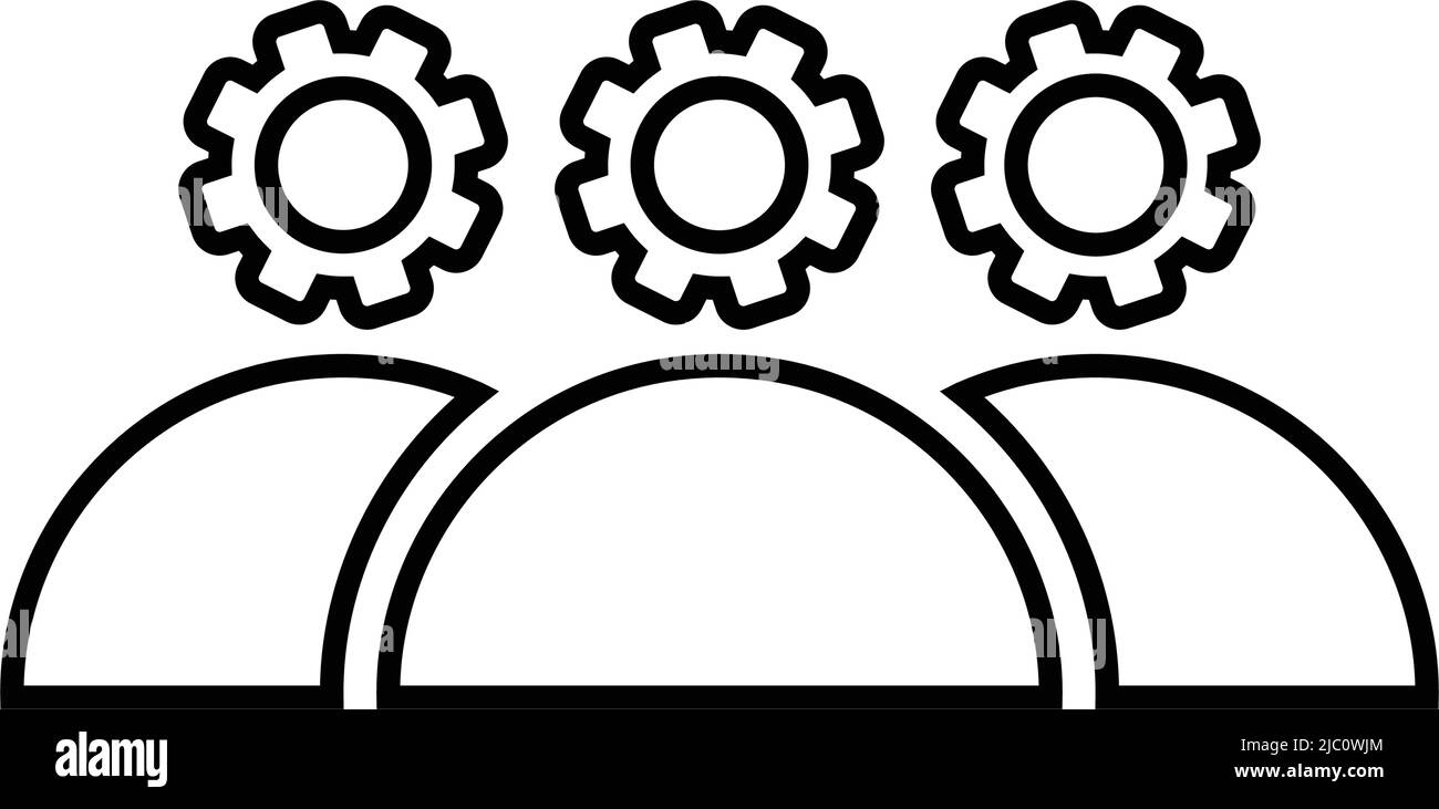 Management, solution, teamwork icon - Simple editable vector EPS file ...