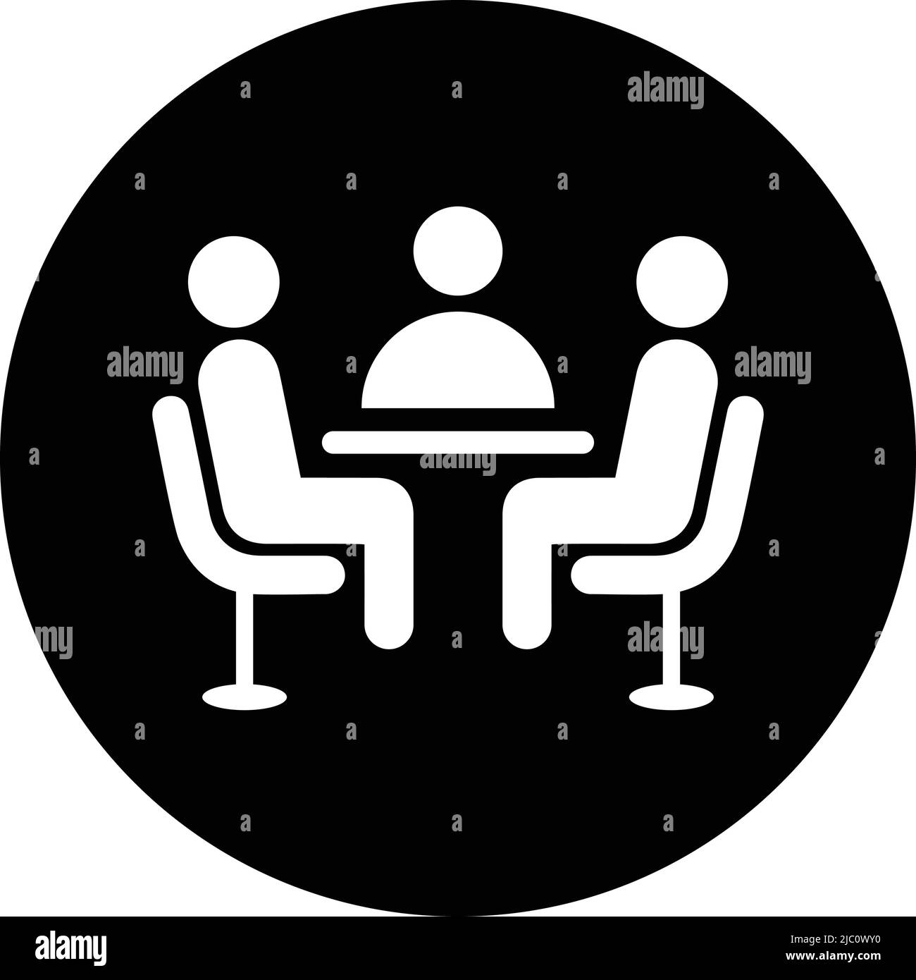 Interview, meeting, teamwork icon - Vector EPS file. Perfect use for ...