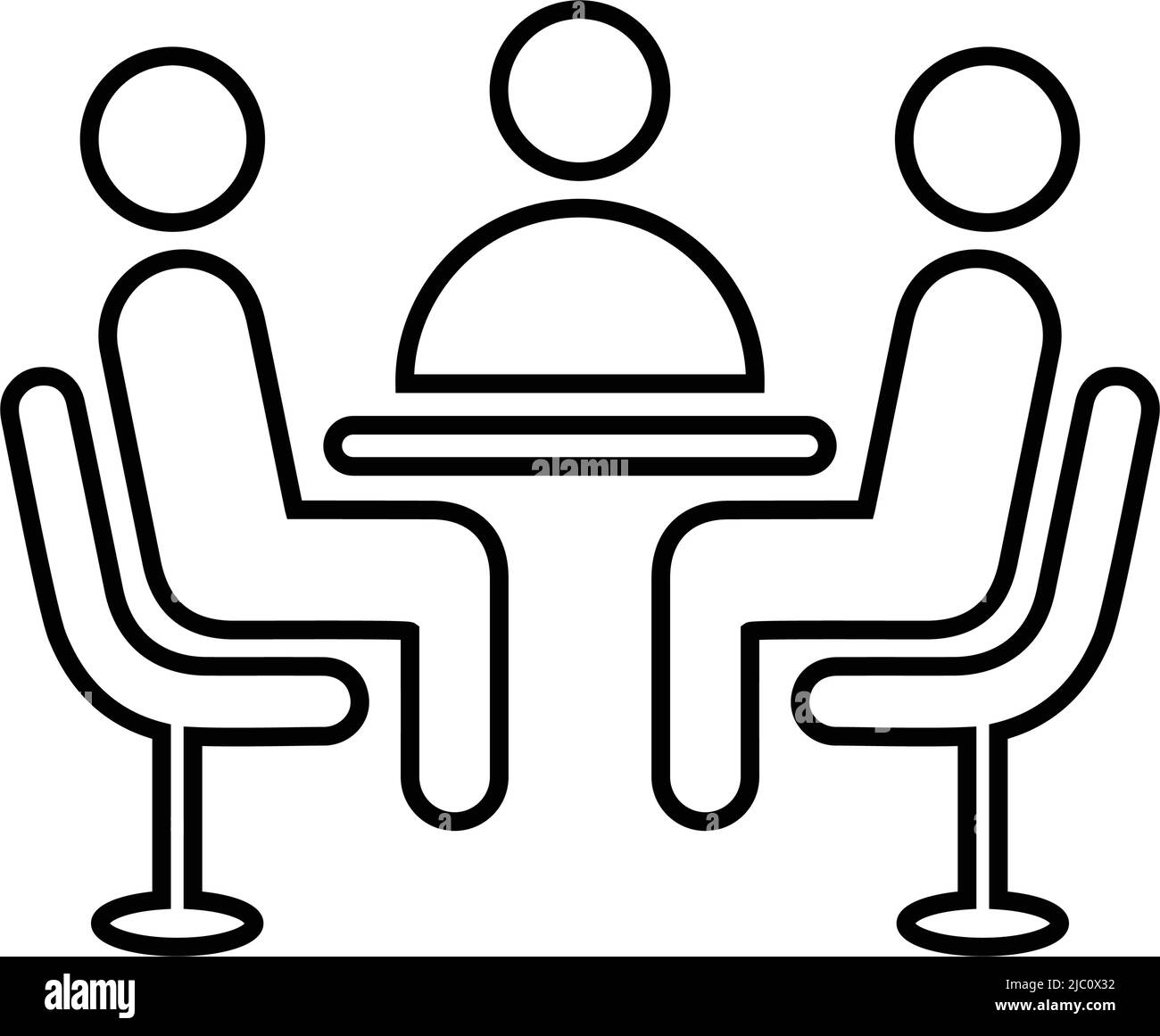 Interview, meeting, teamwork icon - Vector EPS file. Perfect use for ...