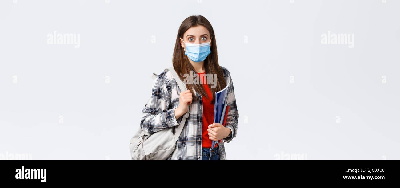 Coronavirus pandemic, covid-19 education, and back to school concept ...