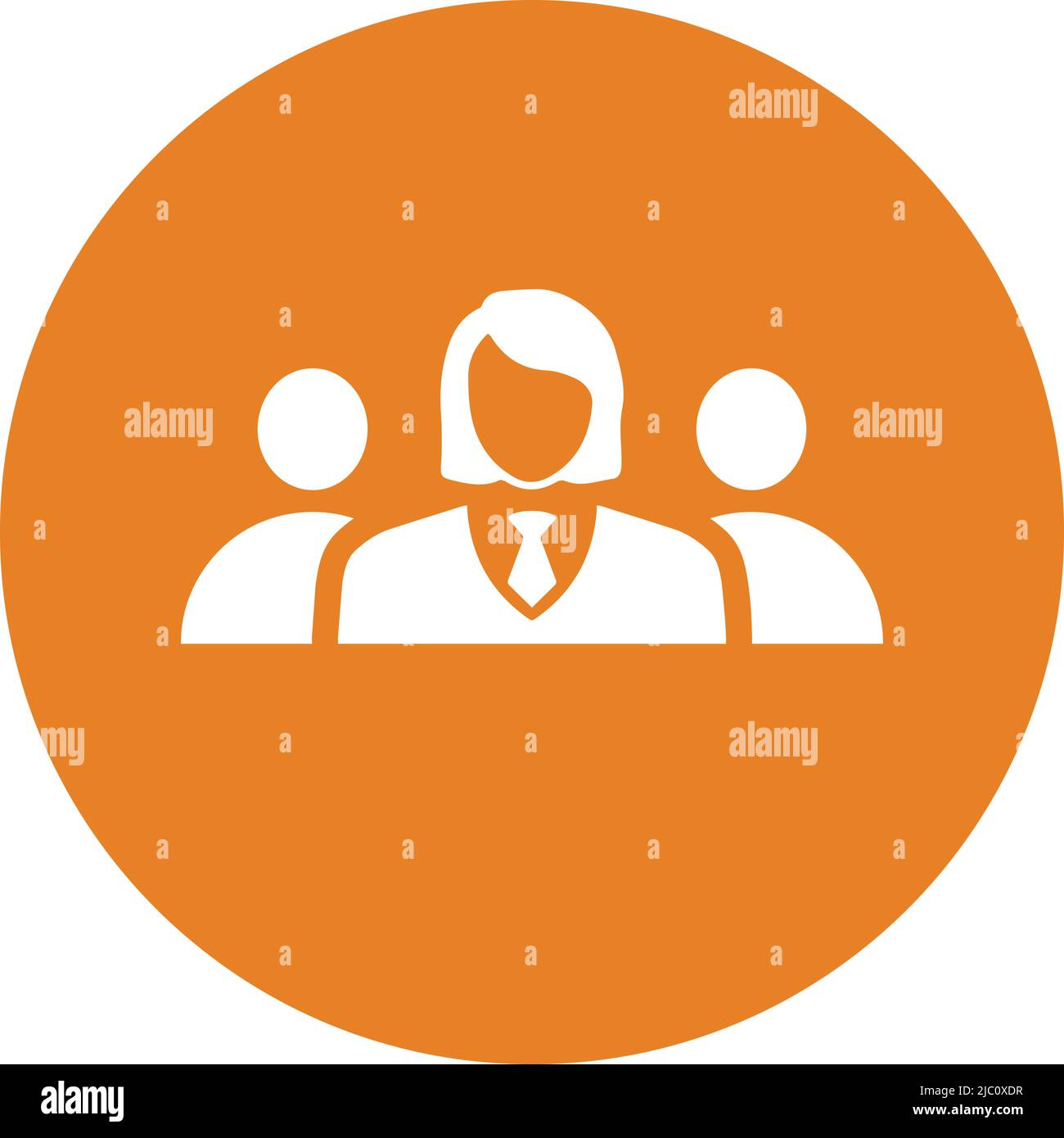 Leader, team, woman icon - Simple editable vector EPS file Stock Vector ...