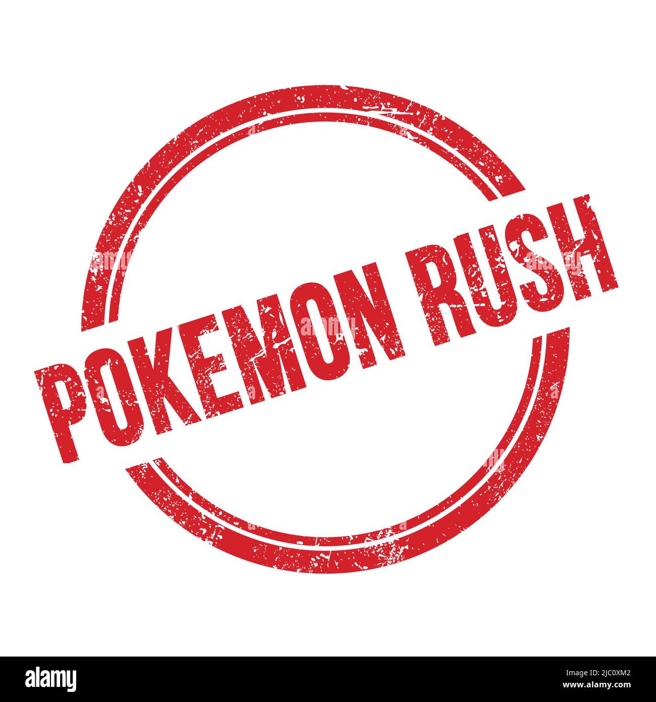Pokemon rush stamp hi-res stock photography and images - Alamy