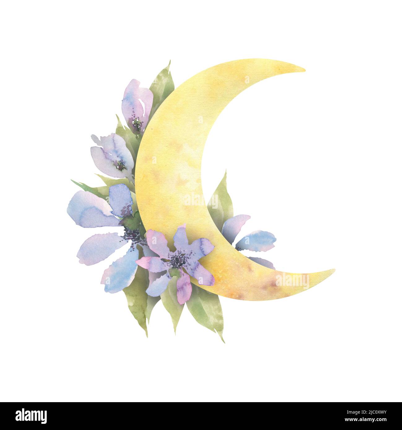 Cartoon moon baby shower Cut Out Stock Images & Pictures - Alamy