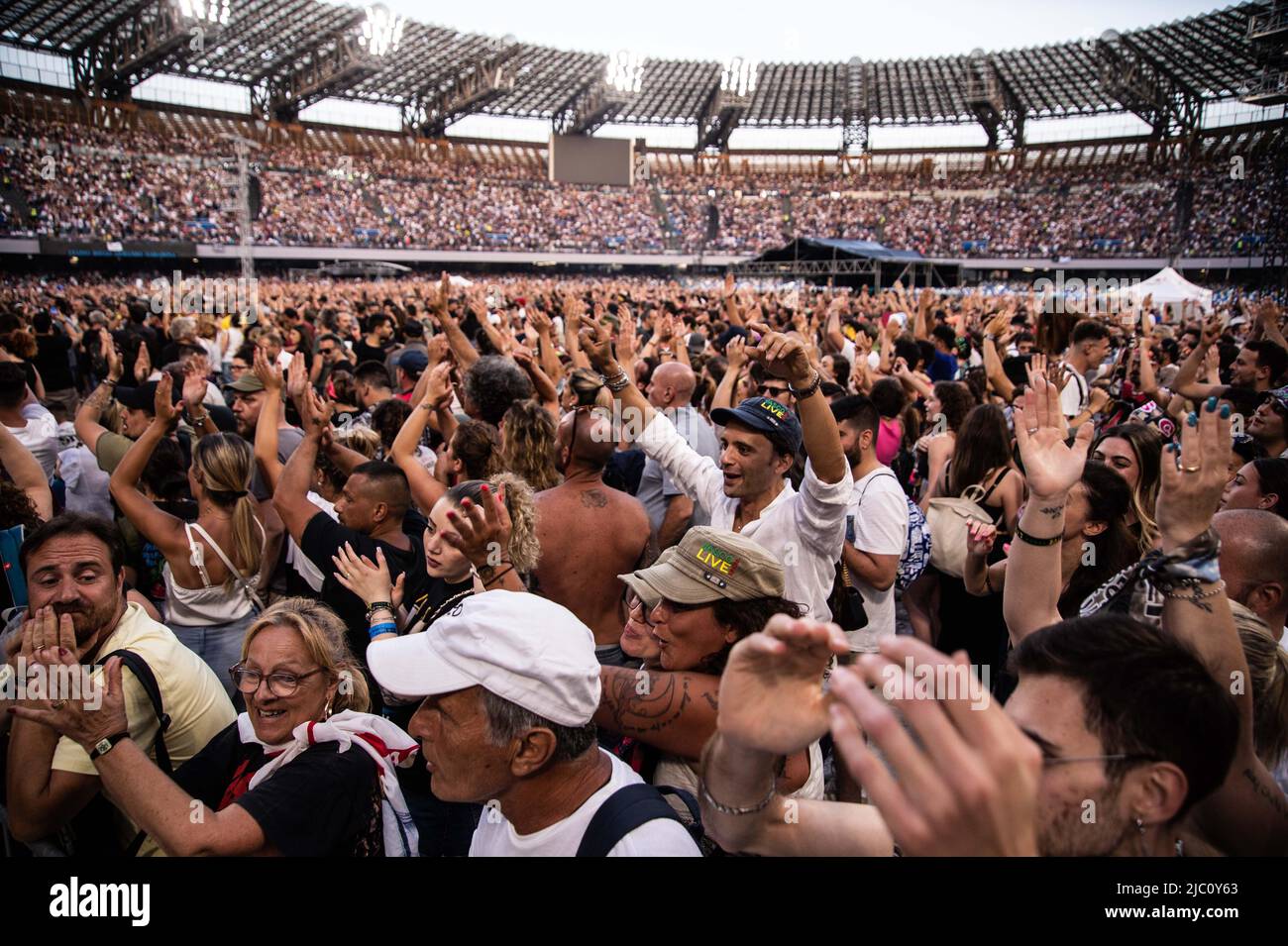 Diego Armando Maradona stadium, Naples, Italy, June 07, 2022 ...